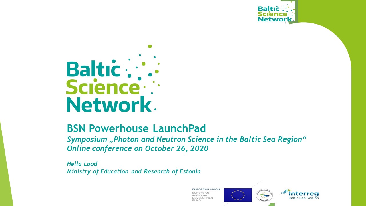 Presentations – Baltic Science Network